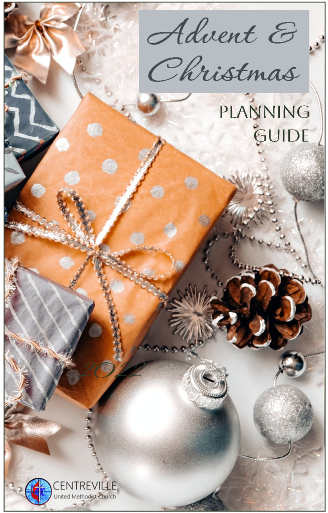 2022 Advent Planning Guide Cover 1 – Centreville United Methodist Church